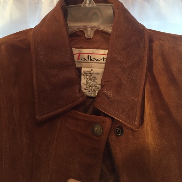Talbots | Jackets & Coats | Talbots Suedeleather Jacket | Poshmark