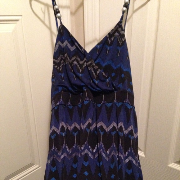 Lane Bryant | Dresses | Blue Print Maxi Dress | Poshmark