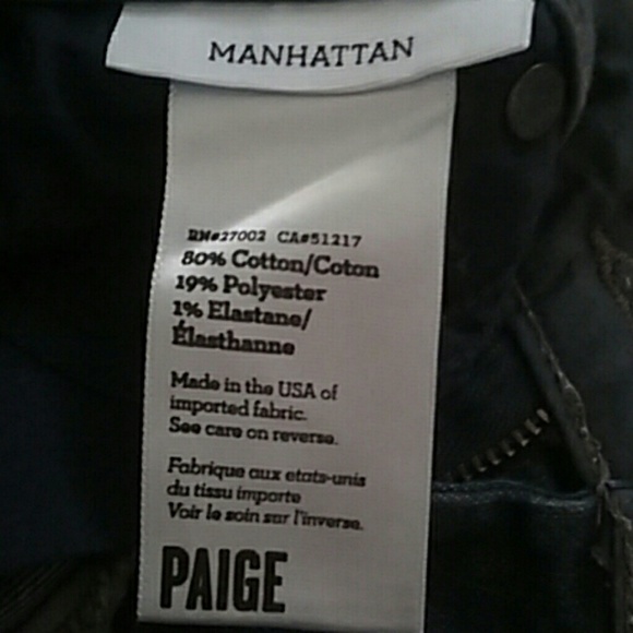 PAIGE | Jeans | Dark Paige Denim | Poshmark