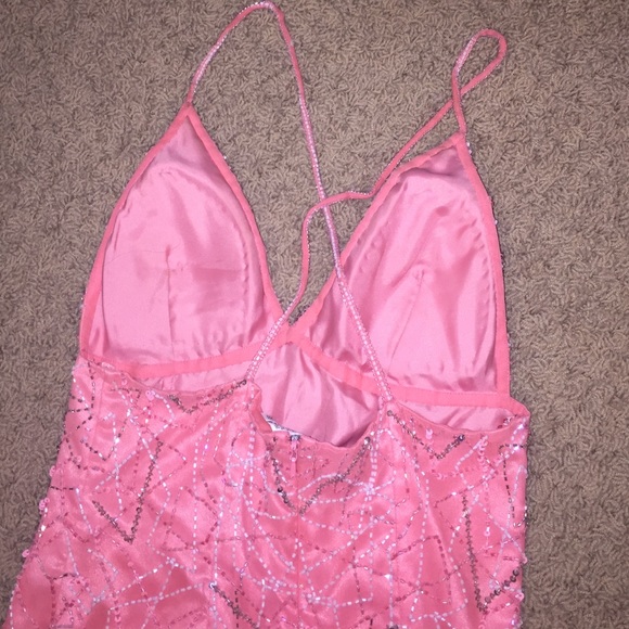 Scala | Dresses | Light Pink Cocktail Dress With Beading | Poshmark