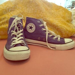 Converse | Shoes | High Top Converse Cute Lavender Purple | Poshmark