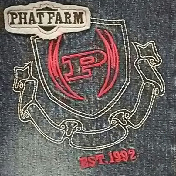Phat Farm | Jeans | Vintage Rare Pair Embroidered Blue Jean Pants By ...