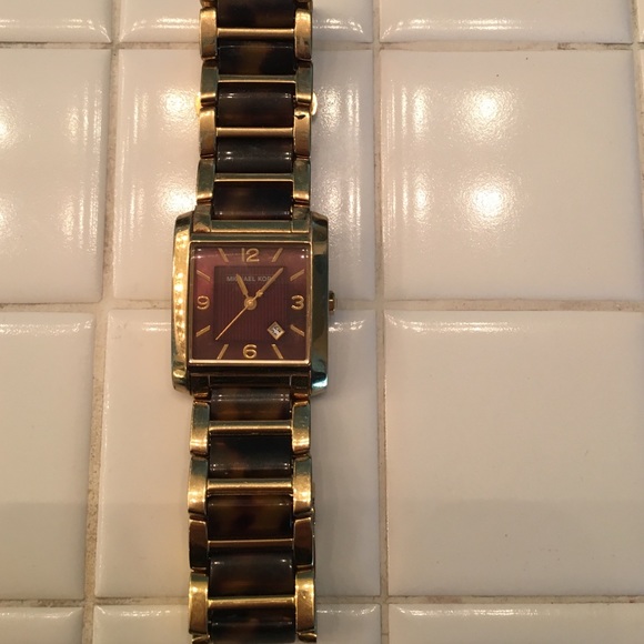 Michael Kors | Jewelry | Vintage Michael Kors Tortoise Watch | Poshmark