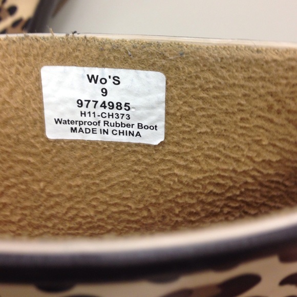 Sperry | Shoes | Authentic Leopard Design Rubber Boots | Poshmark