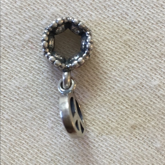 Pandora | Jewelry | Retired Pandora Pink Peace Sign | Poshmark