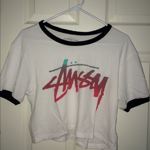 Tops | Stussy Ringer Crop Top | Poshmark