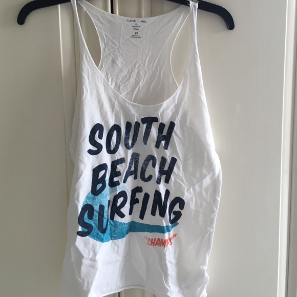 Tops | South Beach Surfing Tank | Poshmark