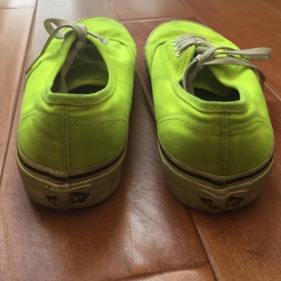 Vans | Shoes | Neon Yellow Vans Shoes | Poshmark