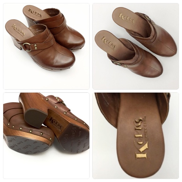 Kork-Ease | Shoes | Korks By Korkease Felisa Reto Brown Leather Clog ...