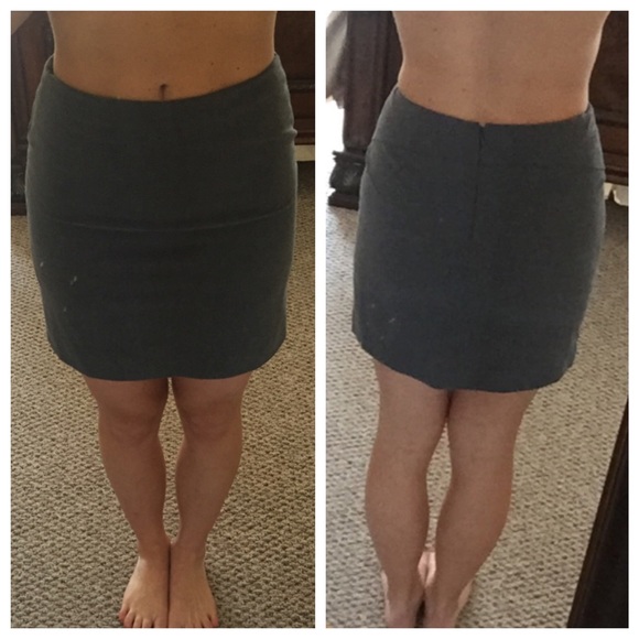 Express | Skirts | Grey Express Skirt | Poshmark