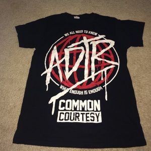 Hot Topic | Tops | Adtr Common Courtesy Band Shirt | Poshmark