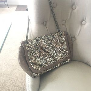 84% off Tahari Handbags - Tahari women's Python with gold chain clutch ...