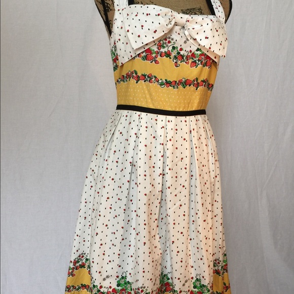 Trollied Dolly | Dresses | Trollied Dolly Berry Housewife Derby Dress M ...