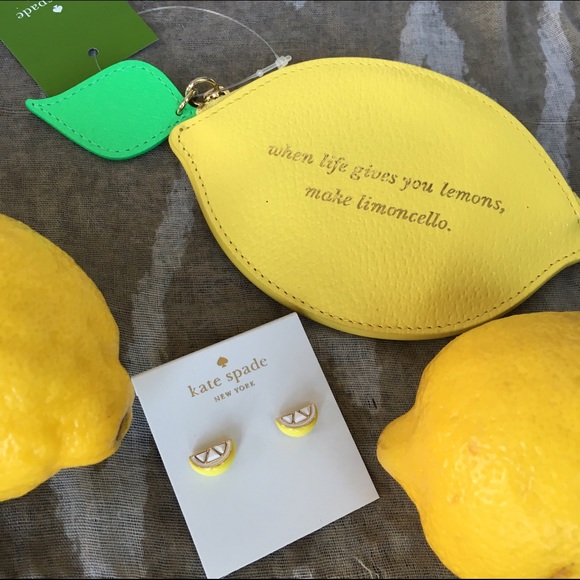 kate spade | Bags | Kate Spade Lemon Coin Purse Clutch | Poshmark