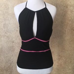 Moda International | Tops | Victorias Secret Moda Keyhole Halter Too ...