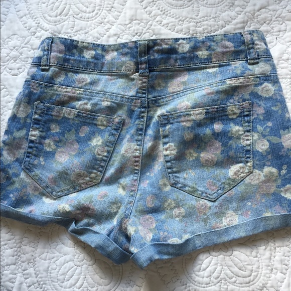 Shorts | Pastel Floral Jean Short | Poshmark
