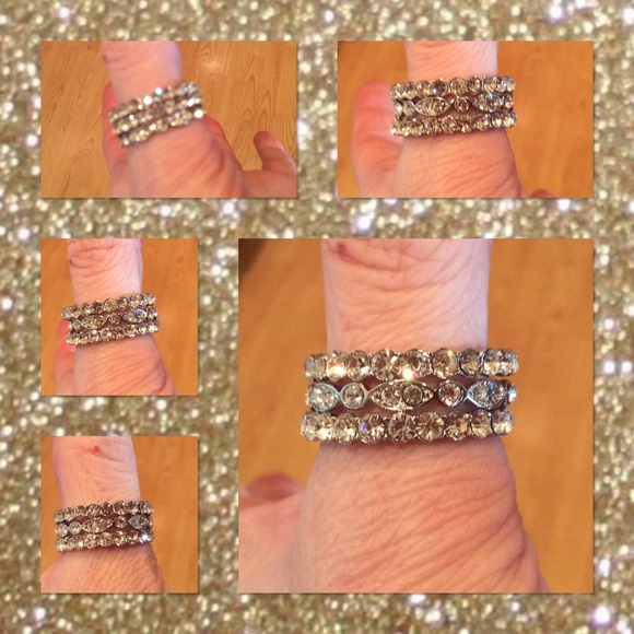 Steel by Design | Jewelry | 3 Stainless Steel Stackable Ring Set Qvc 19 ...