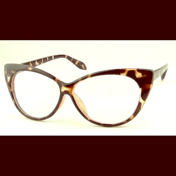 ThinkVintageOnline | Accessories | Trendy Leopard Print Cat Eye Frame ...