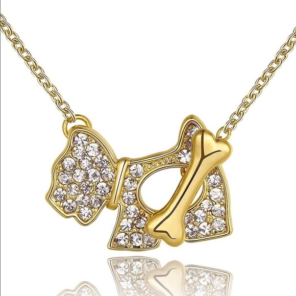 Jewelry | Dog Bone Pendant Chain Necklace Silver Plated | Poshmark