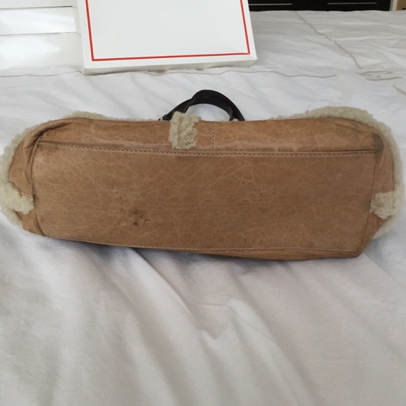 Coach | Bags | Unique Coach Leather Shearling Fur Sheepskin | Poshmark