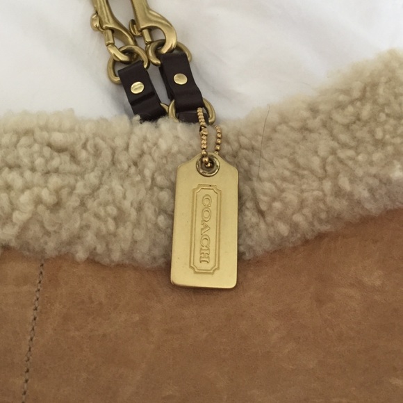 Coach | Bags | Unique Coach Leather Shearling Fur Sheepskin | Poshmark
