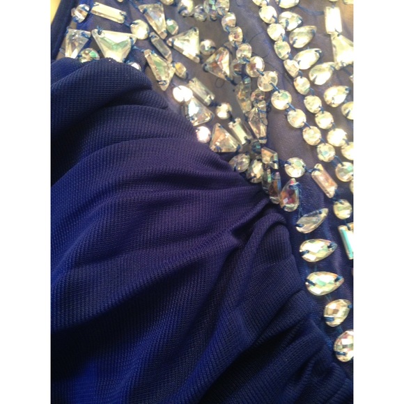 B Darlin | Dresses | Deep Blue Prom Dress | Poshmark