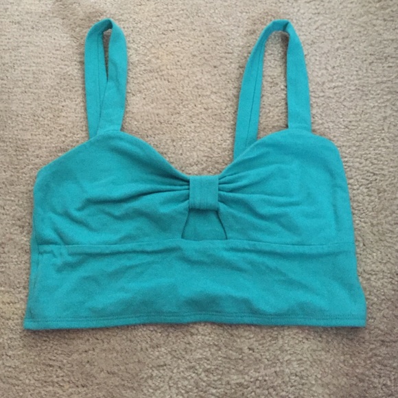 Forever 21 | Tops | Turquoise Crop Top | Poshmark