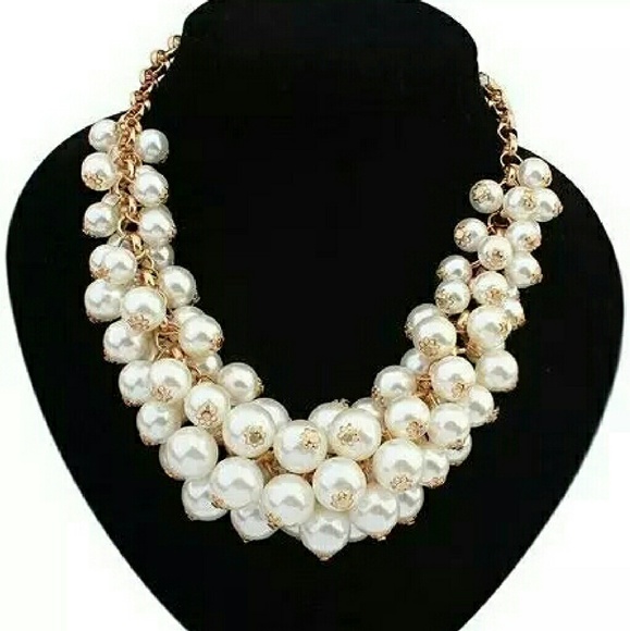 Jewelry | Multilayer Big Pearl Necklace | Poshmark
