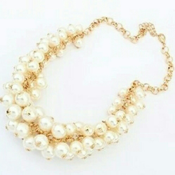 Jewelry | Multilayer Big Pearl Necklace | Poshmark