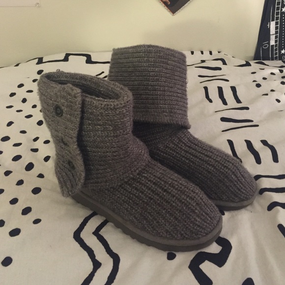 UGG | Shoes | Gray Knit Uggs | Poshmark