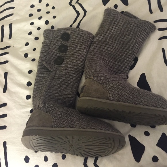 UGG | Shoes | Gray Knit Uggs | Poshmark