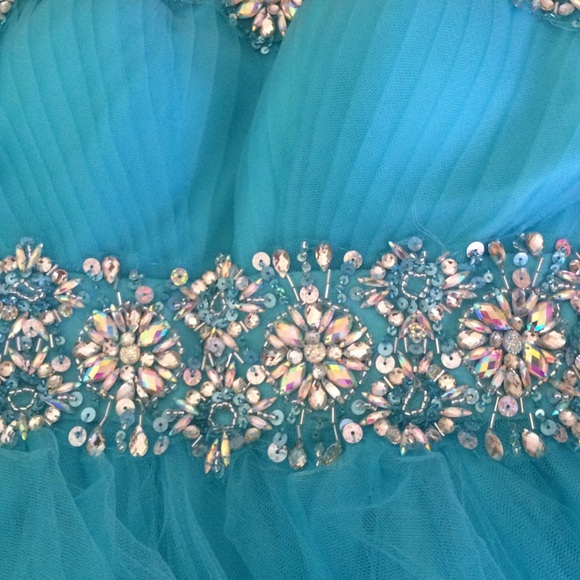 Dresses | Aqua Blue Prom Dress | Poshmark