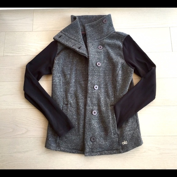 ALO Yoga | Jackets & Coats | Alo Grey Jacket | Poshmark