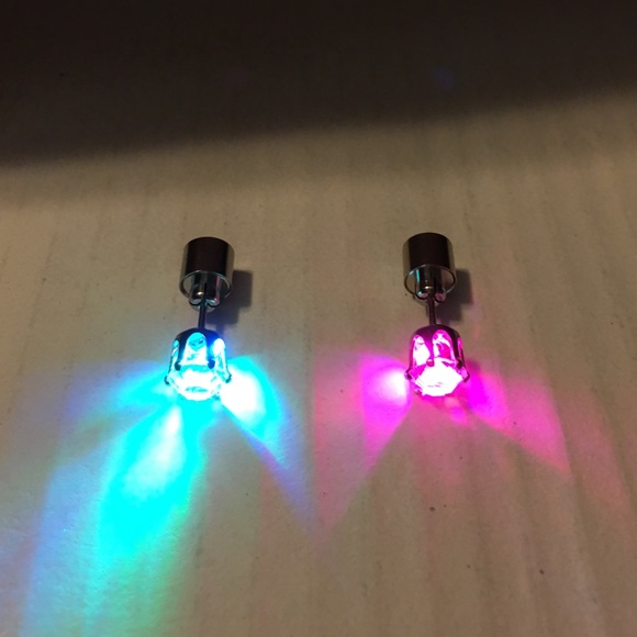 Jewelry | Light Up Flashing Led Color Changing Earrings | Poshmark