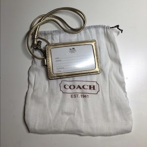 Coach | Accessories | Coach Luggage Tag With Garment Bag | Poshmark
