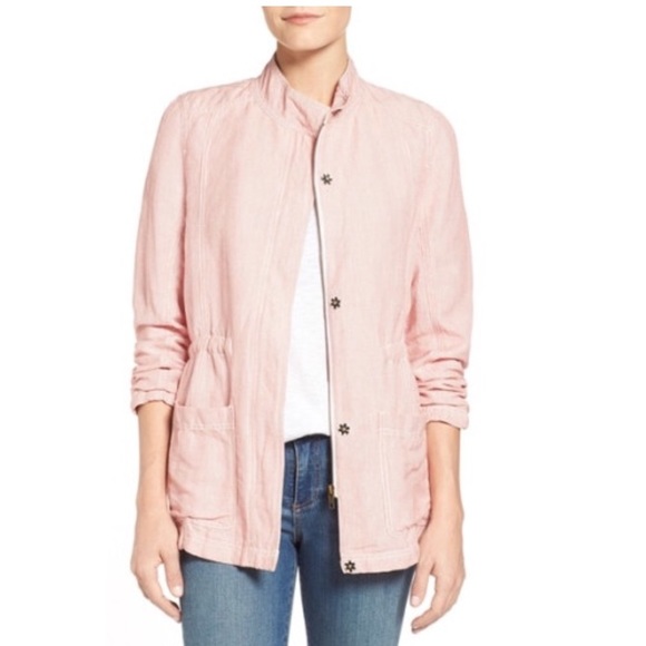 Caslon | Jackets & Coats | Caslon Linen Blend Utility Jacket | Poshmark