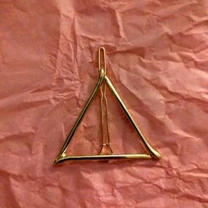 Accessories | Gold Triangle Hair Clip | Poshmark