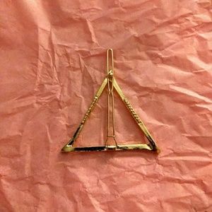 Accessories | Gold Triangle Hair Clip | Poshmark