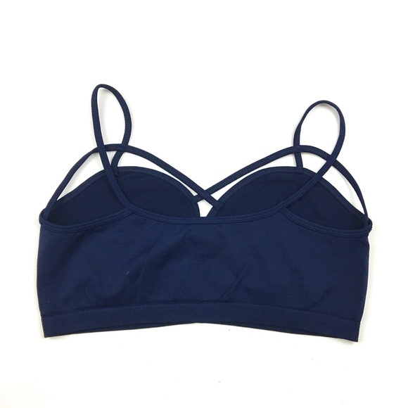 Intimates & Sleepwear | Navy Seamless Caged Cutout Bralette | Poshmark