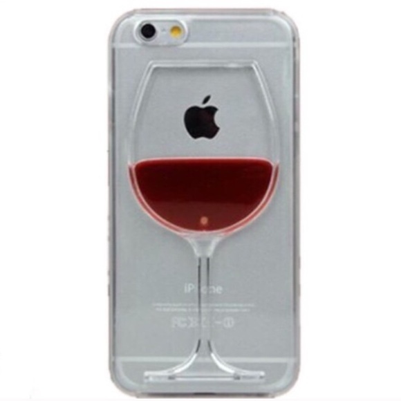Accessories | 3 D Red Wine Glass Iphone 6 6s Case | Poshmark