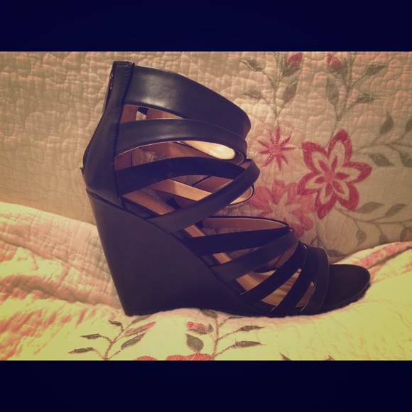 Express | Shoes | Express Straps Wedges | Poshmark