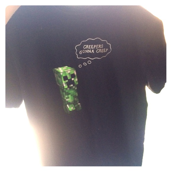 Tops | Minecraft Creeper Shirt Xl | Poshmark