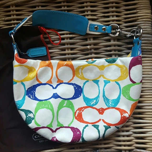 Coach | Bags | Authentic Colorful Coach Bag | Poshmark