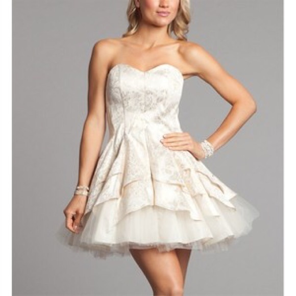 Masquerade | Dresses | Masquerade Short Strapless Dress | Poshmark