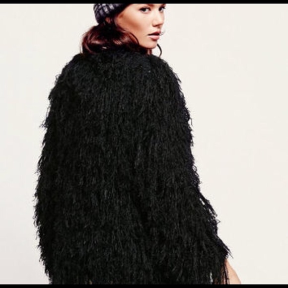 Catch Me | Jackets & Coats | Nwot Oversized Shag Jacket Boho Style Coat ...