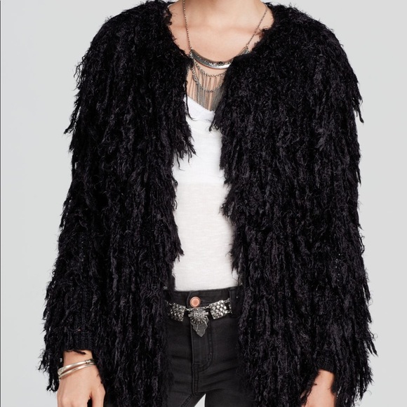 Catch Me | Jackets & Coats | Nwot Oversized Shag Jacket Boho Style Coat ...