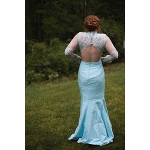 Dresses | 2 Piece Light Blue Prom Dress | Poshmark
