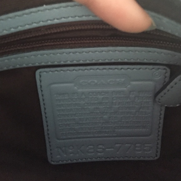 Coach | Bags | Authentic Blue Coach Handbag | Poshmark
