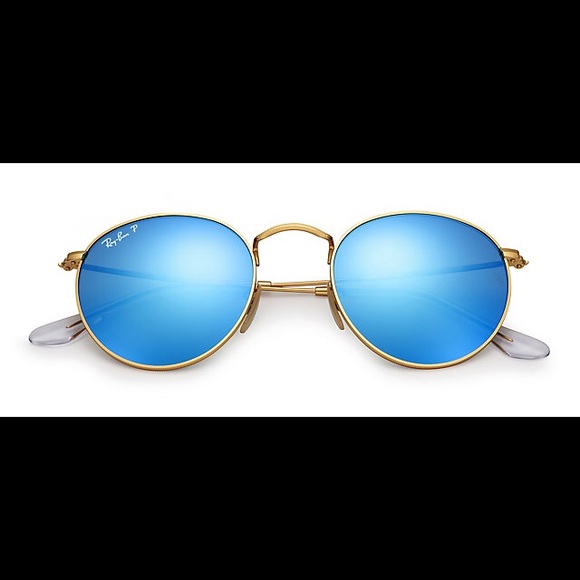 Ray-Ban | Accessories | Ray Ban Round Lennon Blue Flash Lens Polarized ...