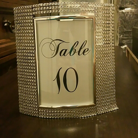 Other | Rhinestonesparkly Wedding Table Numbers | Poshmark